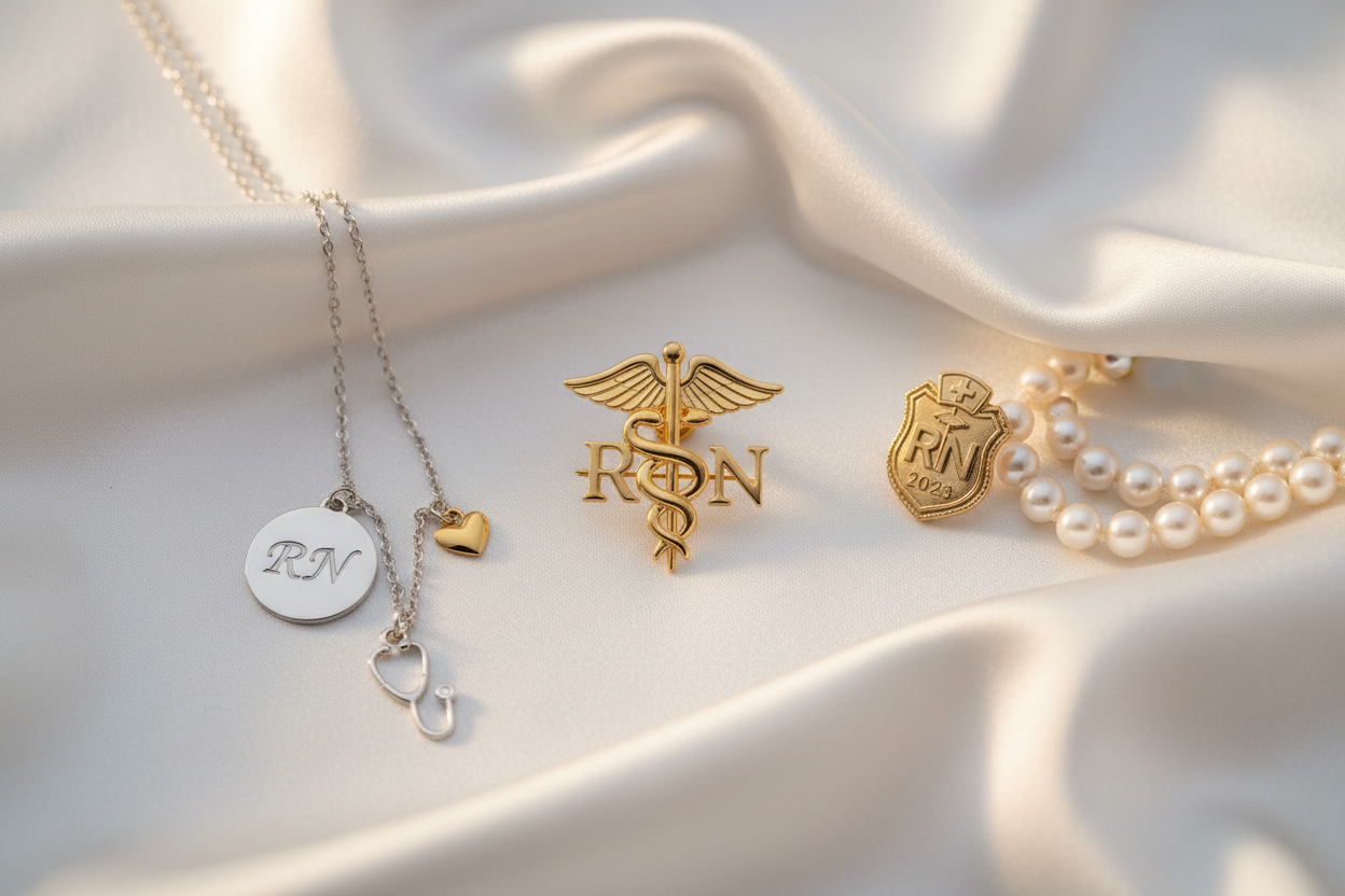 Registered Nurse Jewelry: RN Pins & Necklaces