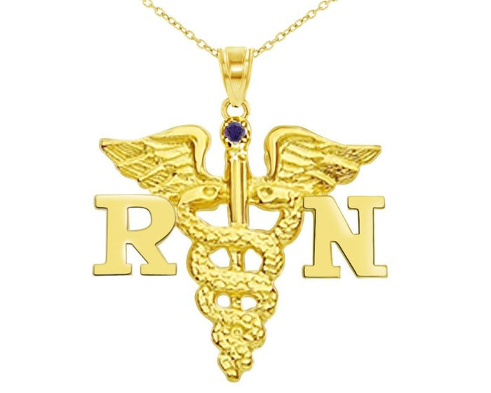 RN Jewelry Collection: Gold & Silver Registered Nurse Jewelry